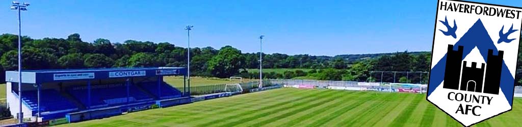 Bridge Meadow, home to Haverfordwest County - Football Ground Map