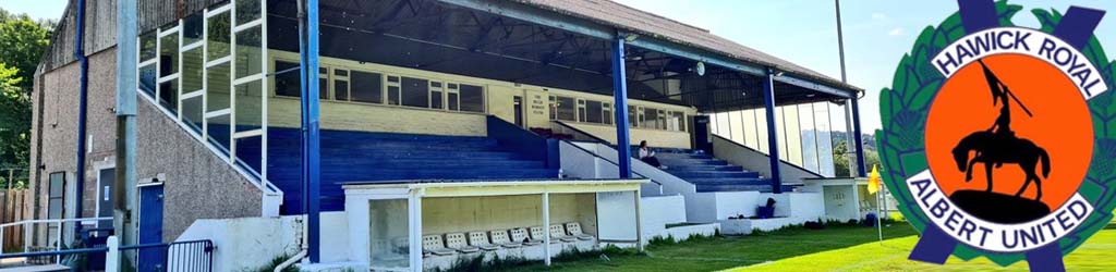 Albert Park, home to Hawick Royal Albert United - Football Ground Map