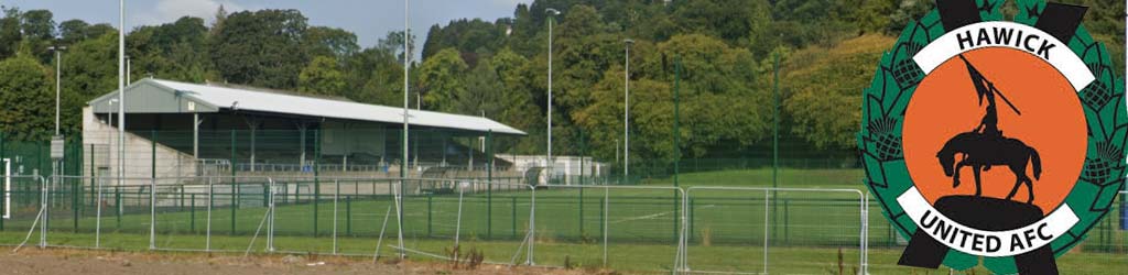 Volunteer Park, home to Hawick United, Borders Ladies - Football Ground Map