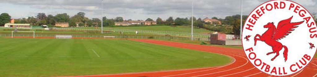 The Racecourse, former home to Hereford Pegasus, Greyhound FC ...