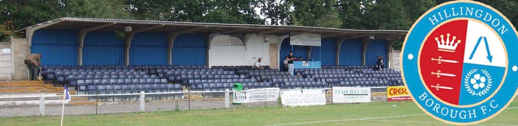 Middlesex Stadium, home to Hillingdon Borough, Hilltop, Broadfields ...