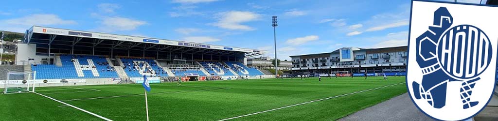 Hoddvoll Stadion, home to IL Hodd, IL Hodd 2 - Football Ground Map