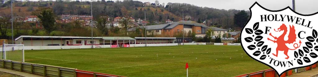 Halkyn Road, home to Holywell Town - Football Ground Map