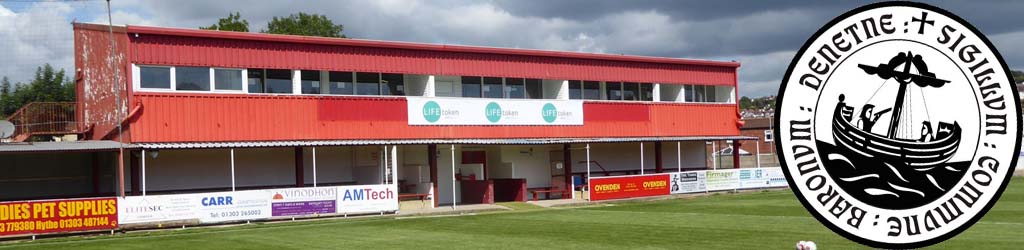 Reachfields Stadium, home to Hythe Town, Ashford FC - Football Ground Map