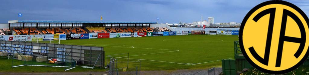 Akranesvollur, home to IA Akranes - Football Ground Map