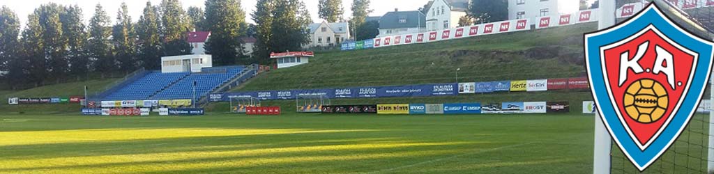 Greifavollurinn, home to KA Akureyri - Football Ground Map