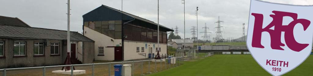 Kynoch Park, home to Keith - Football Ground Map
