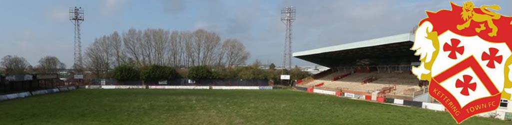 Rockingham Road, former home to Kettering Town - Football Ground Map