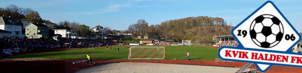 Halden Stadion, home to Kvik Halden - Football Ground Map