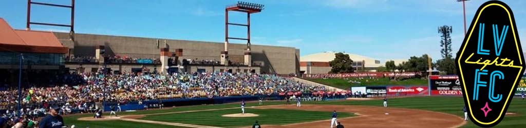 Cashman Field, home to Las Vegas Lights - Football Ground Map