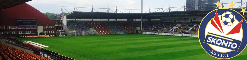 Skonto Stadions, home to Latvia, FC Skonto Riga 1991, FK Auda, Riga FC ...