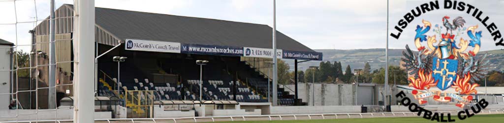 New Grosvenor Stadium, home to Lisburn Distillery - Football Ground Map