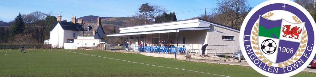 Tower Fields, home to Llangollen Town - Football Ground Map