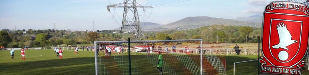 Eithin Duon, home to Llanrug United - Football Ground Map