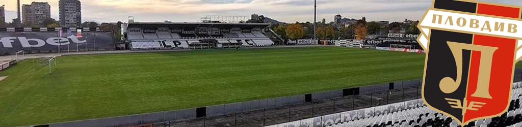 Stadion Lokomotiv Plovdiv, home to Lokomotiv Plovdiv, Locomotiv Gorna ...
