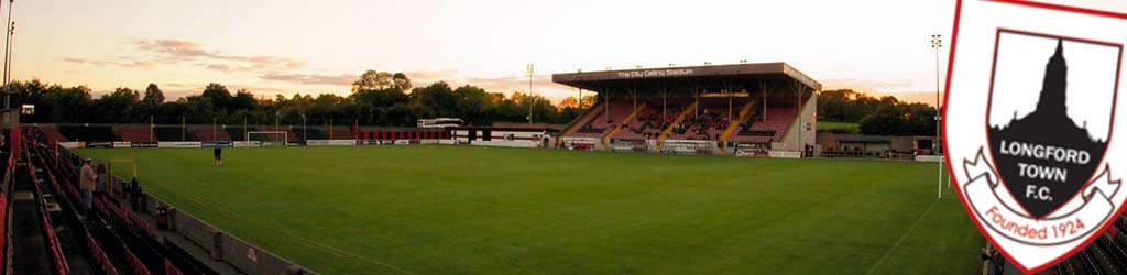 Bishopsgate, home to Longford Town - Football Ground Map