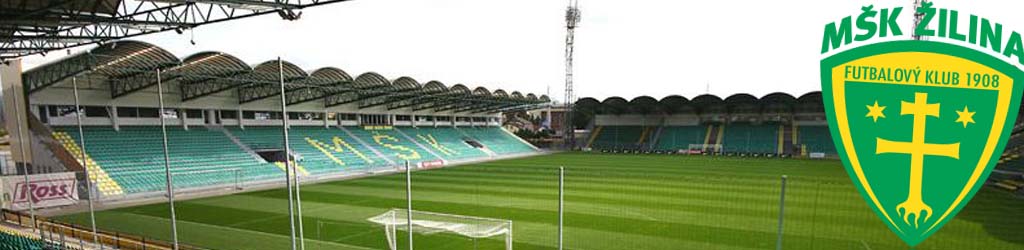 Stadium Pod Dubnom, home to MSK Zilina, MSK Zilina II, Slovakia ...
