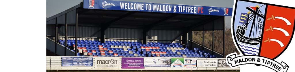 Park Drive, home to Maldon & Tiptree - Football Ground Map
