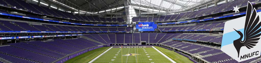 US Bank Stadium, former home to Minnesota United - Football Ground Map
