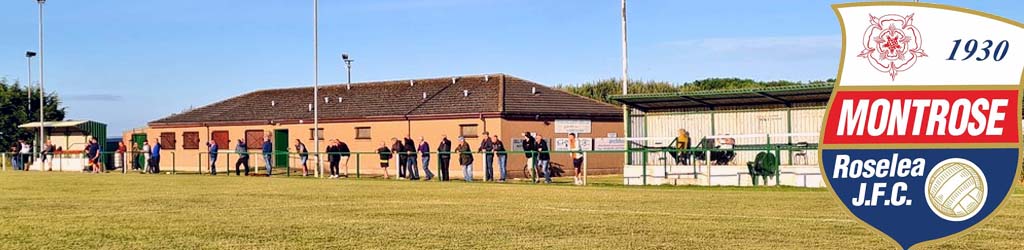 Broomfield Park, home to Montrose Roselea, Montrose AFC, Merpro ...