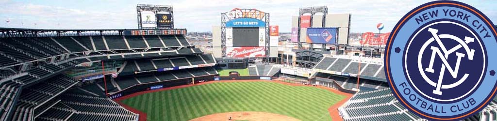 Citi Field, home to New York City FC - Football Ground Map
