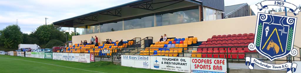 Station Road, home to Kildare County, Newbridge Town - Football Ground Map