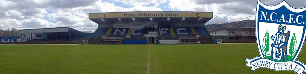 The Showgrounds, home to Newry City - Football Ground Map