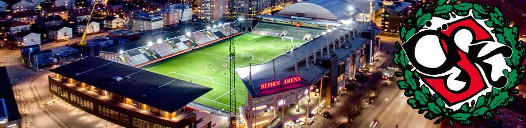 Behrn Arena, home to Orebro SK, KIF Orebro DFF - Football Ground Map