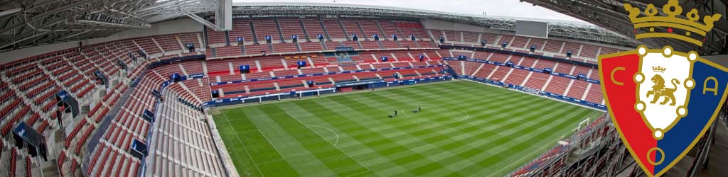 Estadio El Sadar, home to Osasuna, Osasuna B, Navarre - Football Ground Map