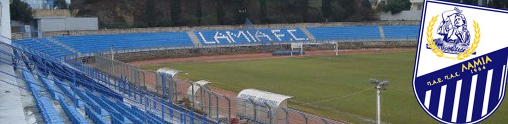 Ethniko Stadio Lamias, home to PAS Lamia 1964, Dimotiko Athlitiko ...