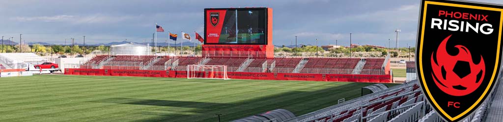 Phoenix Rising Soccer Stadium, home to Phoenix Rising - Football Ground Map