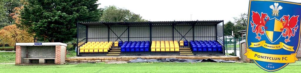 Ivor Park, home to Pontyclun - Football Ground Map