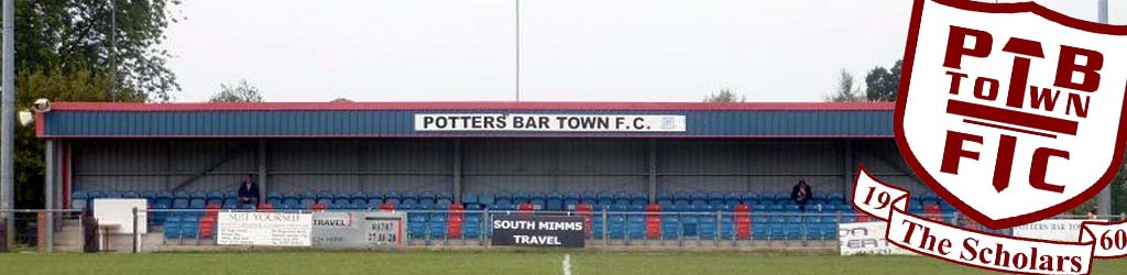Parkfield Stadium, home to Potters Bar Town, Hadley, AFC Welwyn ...