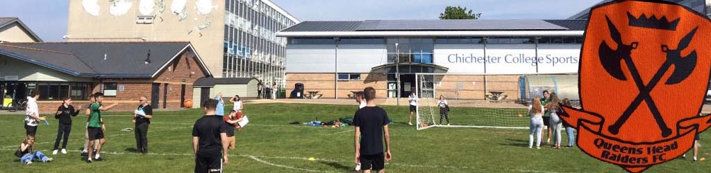 Chichester College, home to Queens Head Rangers FC, Queens Head raiders ...