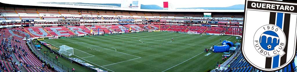 Estadio La Corregidora, home to Queretaro, Atlante - Football Ground Map