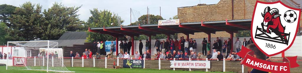 Southwood Stadium, home to Ramsgate, Ramsgate Reserves, Minster FC ...