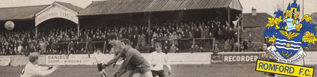 Brooklands Stadium, former home to Romford - Football Ground Map