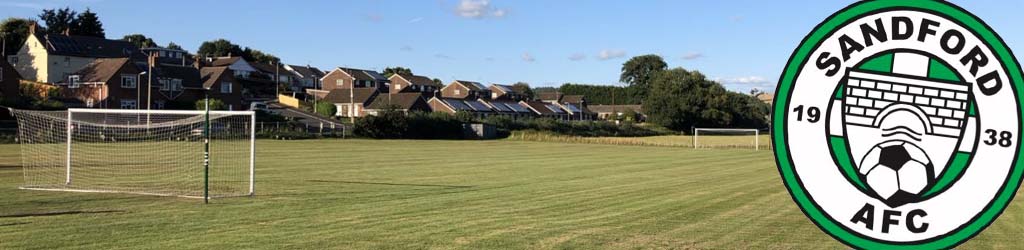 Sandford Recreation Ground, home to Sandford AFC, Sandford AFC Reserves ...