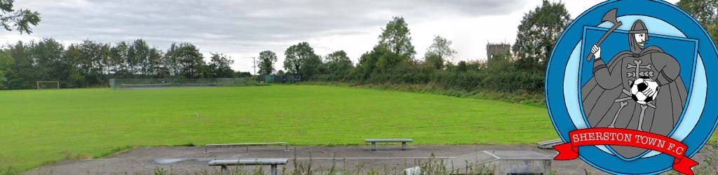 Knockdown Road, home to Sherston Town - Football Ground Map