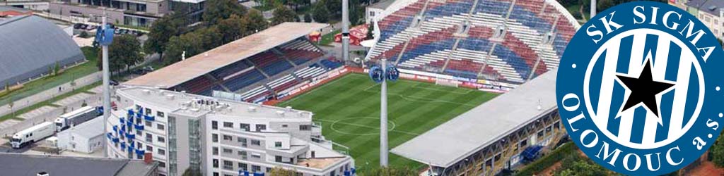 Andruv Stadion, home to Sigma Olomouc - Football Ground Map