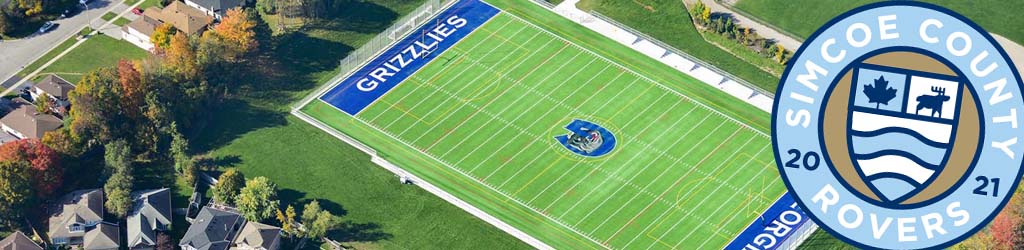 JC Massie Field, home to Simcoe County Rovers FC, Simcoe County Rovers ...
