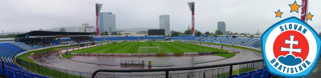 Stadion Pasienky, former home to Inter Bratislava, Slovan Bratislava ...