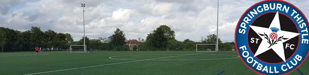 Springburn Park, home to Springburn Thistle, BSC Glasgow, Finnart AFC ...