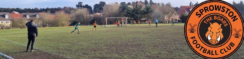 Blue Boar Lane, home to Sprowston FC, Sprowston FC Reserves - Football ...