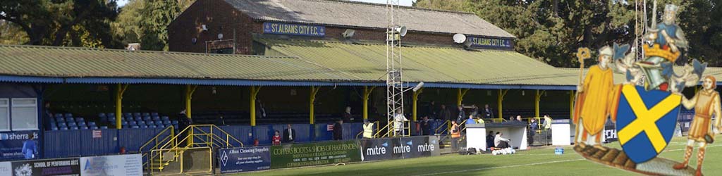 Clarence Park, home to St Albans City, St Albans City Reserves ...