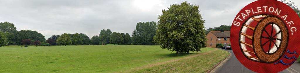 Begbrook Green Park, home to Stapleton AFC - Football Ground Map