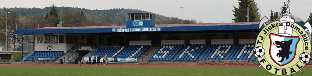 Stadion Strelnice, home to TJ Jiskra Domazlice, TJ Jiskra Domazlice II ...