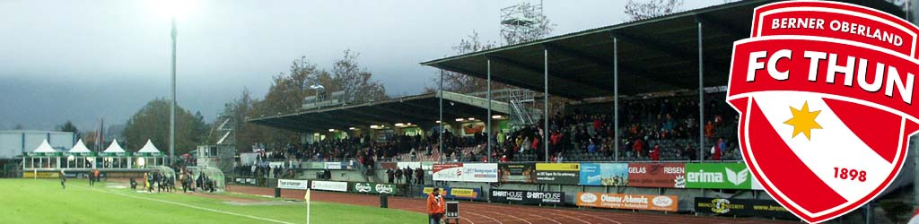 Stadion Lachen, former home to FC Thun, Thun III - Football Ground Map