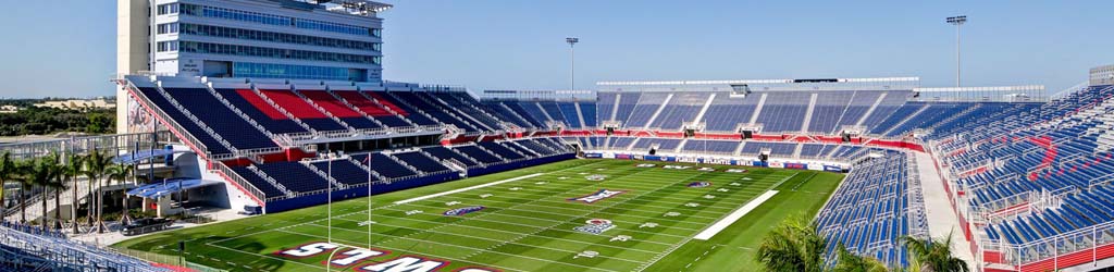 FAU Stadium, former home to USA - Football Ground Map