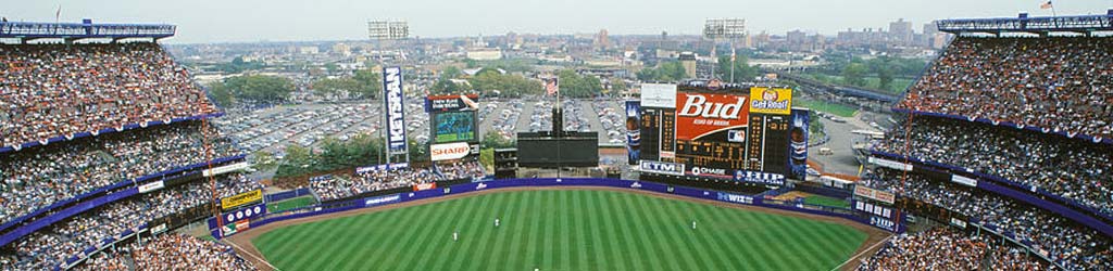 Shea Stadium (1964-2008), home to New York United - Football Ground Map